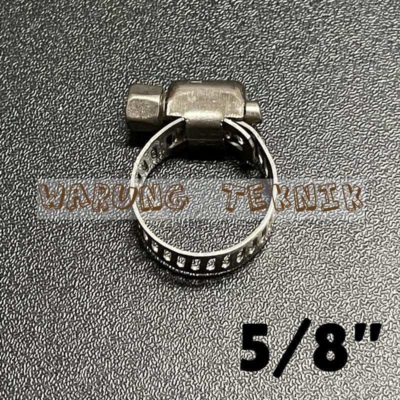 KLEM SLANG STAINLESS STEEL 5/8" UNTUK SELANG ANGIN 5/16" - Shop | Tokopedia