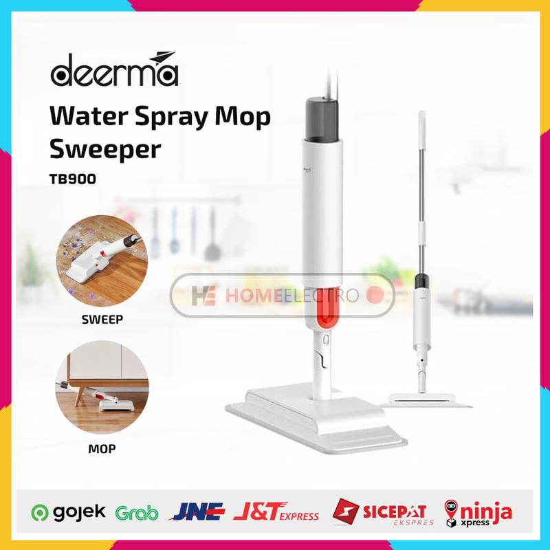 Deerma TB900 2in1 Water Spray Mop Sweeper 230ml Dustbin 280mlWatertank ...