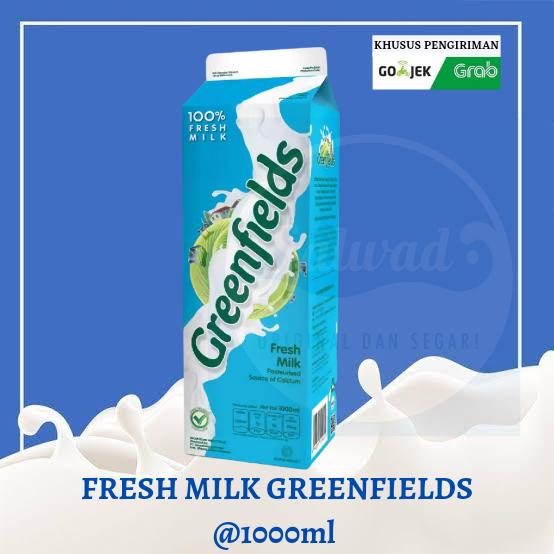 Fresh Milk Greenfields Full Cream - Susu Segar Pasteurisasi (1000ml ...