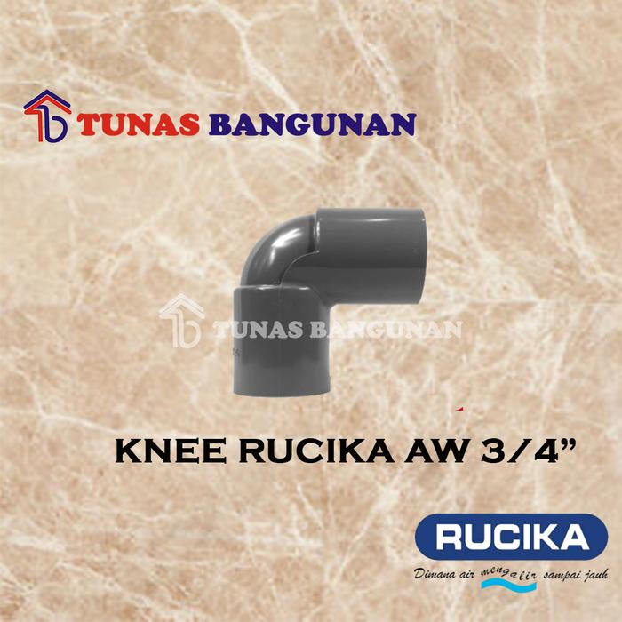 Jual Knee PVC AW 3/4" Inch Rucika Elbow PVC AW 3/4" Rucika - Kota ...