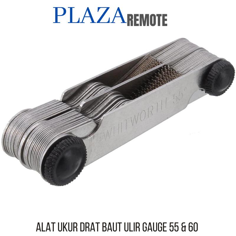 PENGUKUR BULIR BAUT Drat - Mal Ulir Thread Screw Pitch GAUGE - Shop ...