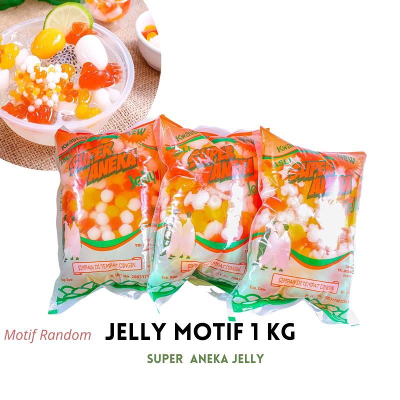 Jelly motif kemasan 1kg (Random) “Super aneka jelly “ - Shop | Tokopedia