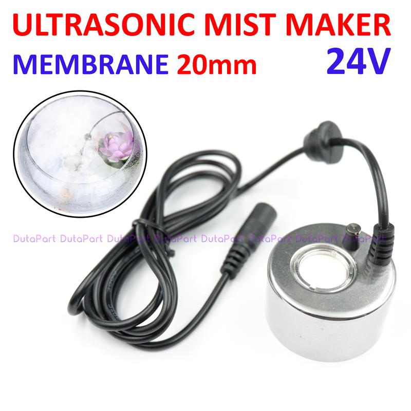 Ultrasonic Mist Maker Mesin Kabut Humidifier Pembuat Kabut Uap Fog ...