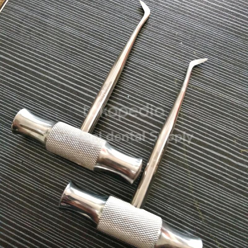 Dental instrumen Cryer T Hammer Model Runcing Bein Elevator Kanan ...
