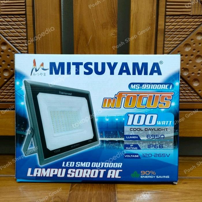 Lampu Sorot LED AC 100 Watt Mitsuyama MS-99100AC inFocus Colok - Shop | Tokopedia