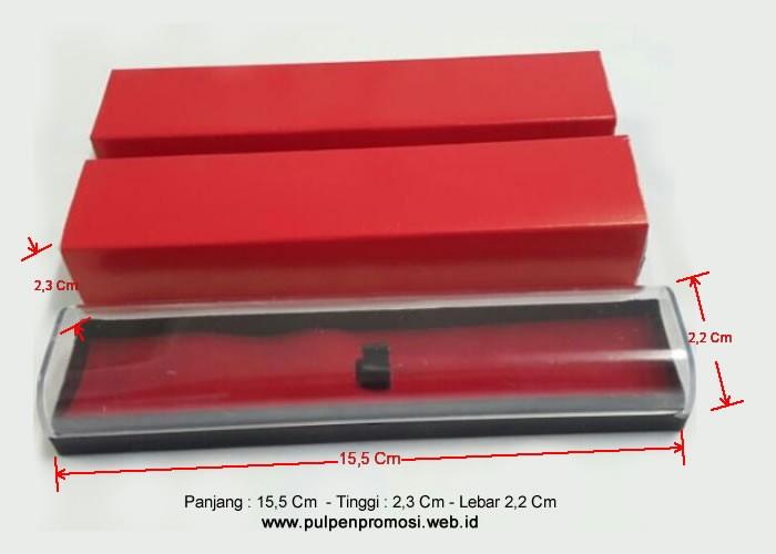 Kotak Mika Merah Pen / Box Pena Promosi / Souvenir Kotak Pulpen - Shop ...