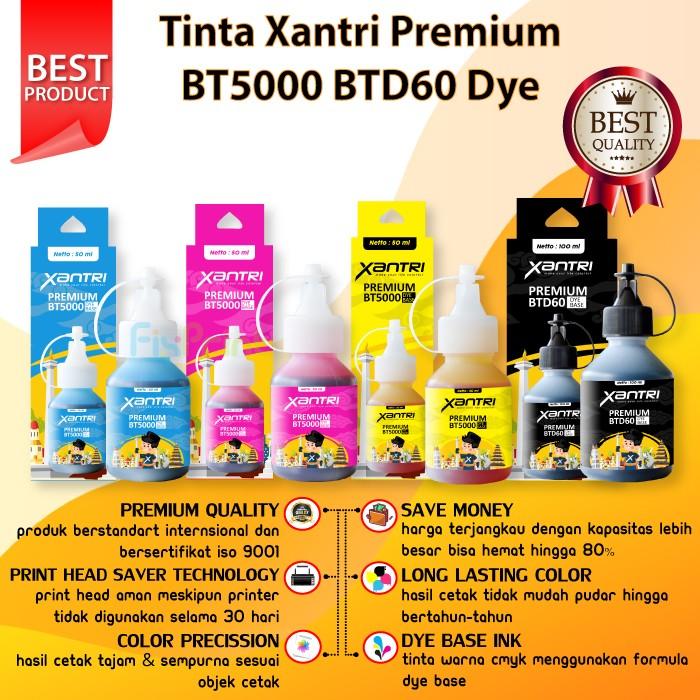 Jual Xantri Tinta Premium BT5000 & BTD60 Dye 100ml untuk Printer DCP ...
