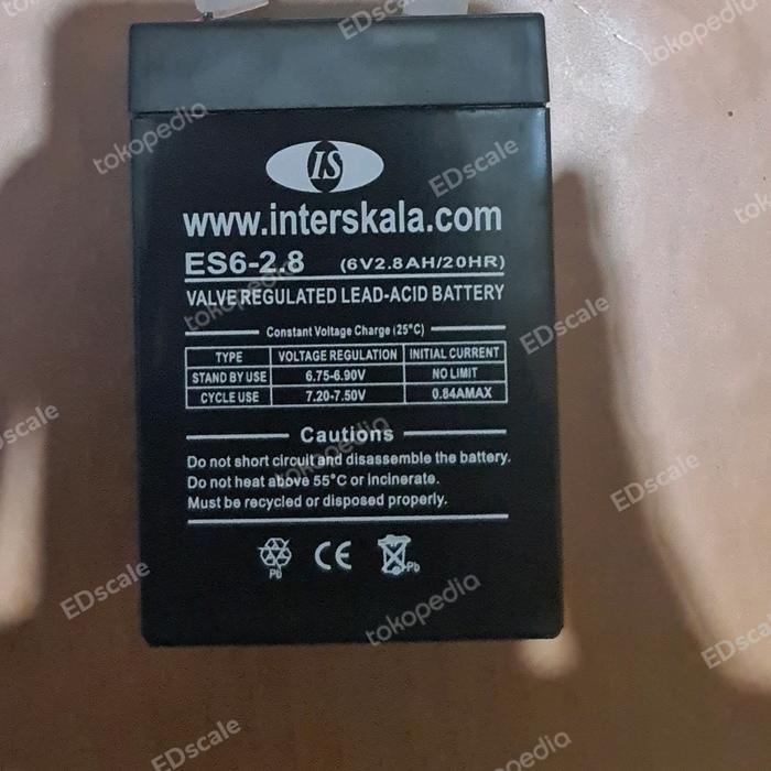 Jual BATRE TIMBANGAN DIGITAL N1-7 / BATRE 6V 2.8AH - Jakarta Barat - PT ...