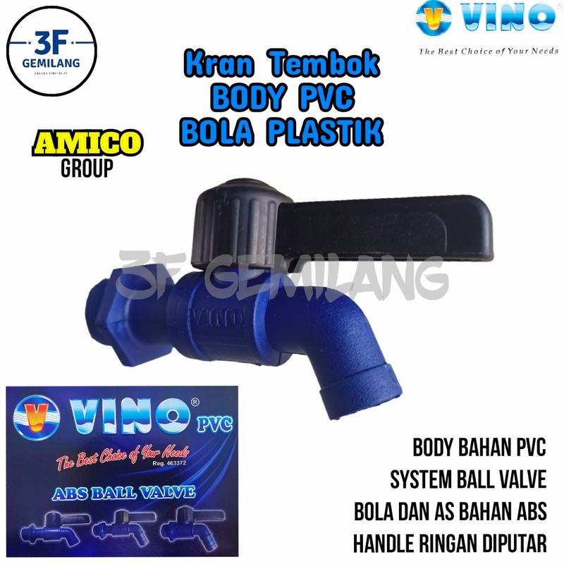 Vino - Kran Keran Air PVC BODY KECIL Uk. 3/4 AMICO GROUP GOOD QUALITY ...