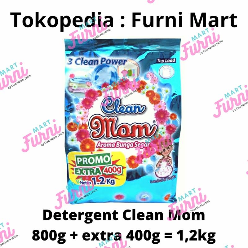 clean mom detergent 1,2 kg - Top Load - Shop | Tokopedia