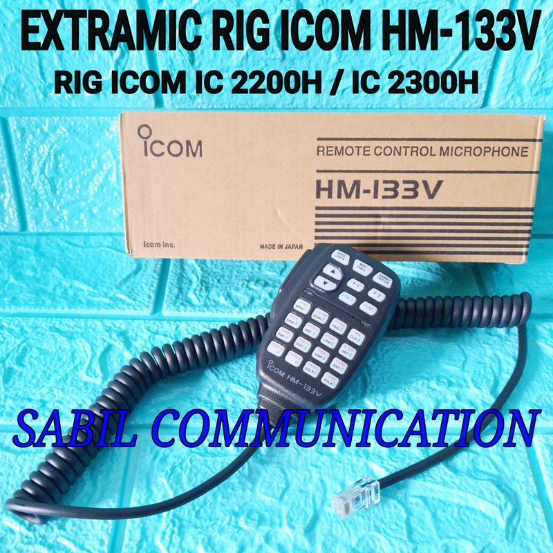 PTT MIC RADIO ICOM IC 2100 IC 2200H IC 2300H ICOM HM 133V HM133 HM133V ...