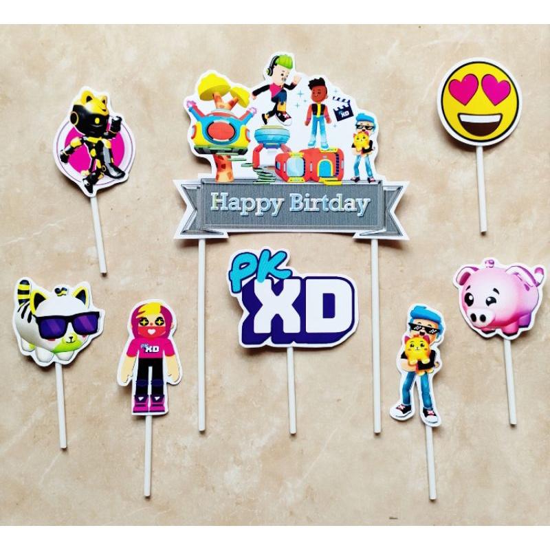 hiasan nasi tumpeng cake topper hiasan kue ulang tahun karakter - Shop ...