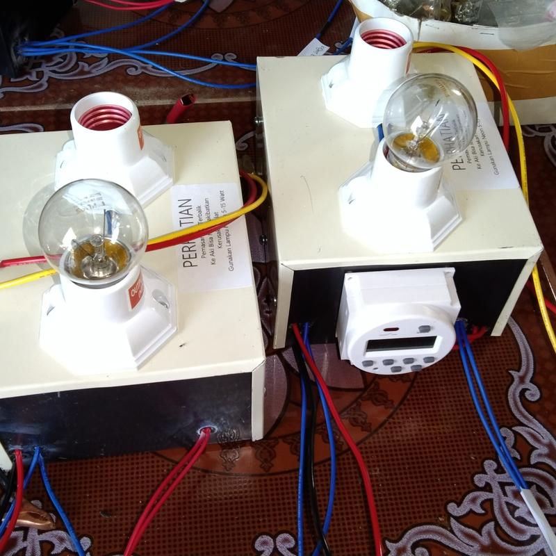 kejut setrum babi,tikus dan monyet pagar listrik 7 amper pakai timer ...