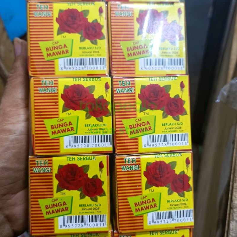 Teh Serbuk Cap Bunga Mawar 10pcs - Shop | Tokopedia