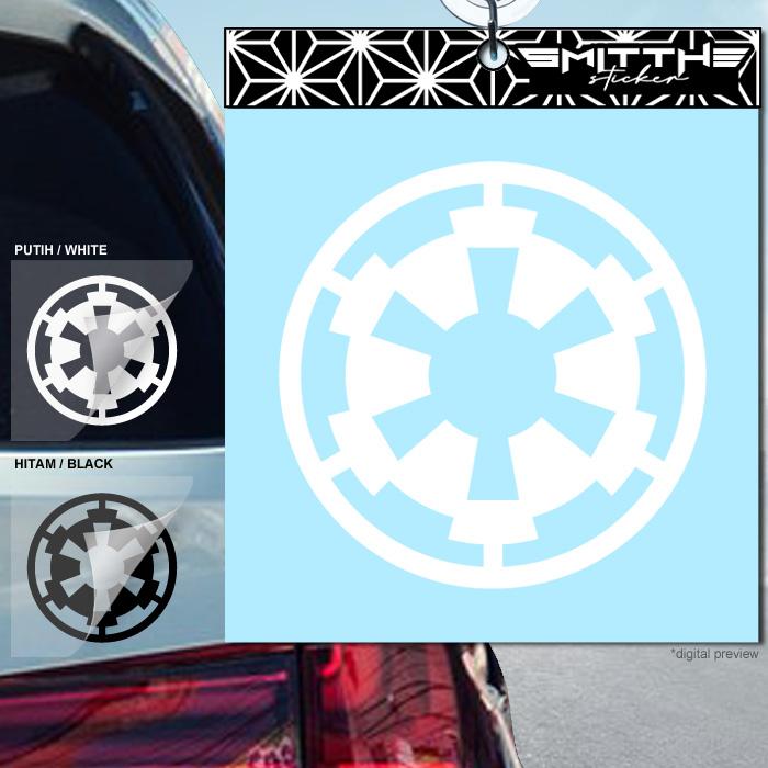 Stiker Star Wars Galactic Empire Logo Starwars Sticker Putih - Shop ...