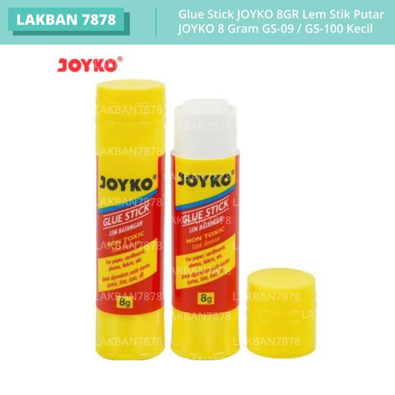 Glue Stick JOYKO 8GR Lem Stik Putar JOYKO 8 Gram GS-09 / GS-100 Kecil ...