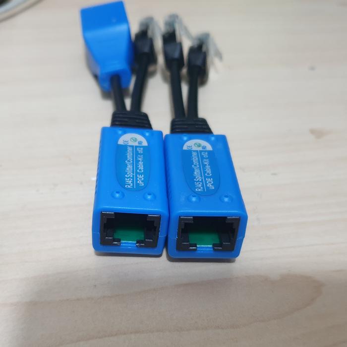 Jual SAMBUNGAN RJ 45 POE COMBINER SPLITTER IP CAMERA CCTV PRODUK BAGUS ...