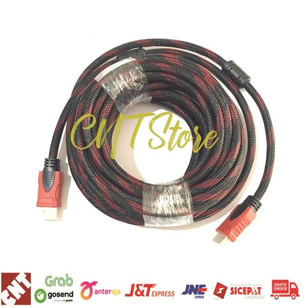 Kabel HDMI Panjang 10M Serat Jaring - Shop | Tokopedia