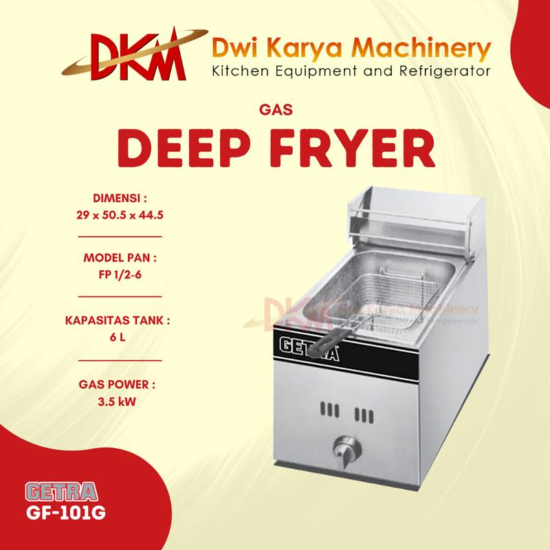 GETRA GAS DEEP FRYER TYPE GF-101G PENGGORENGAN AYAM DAN KENTANG - Shop ...