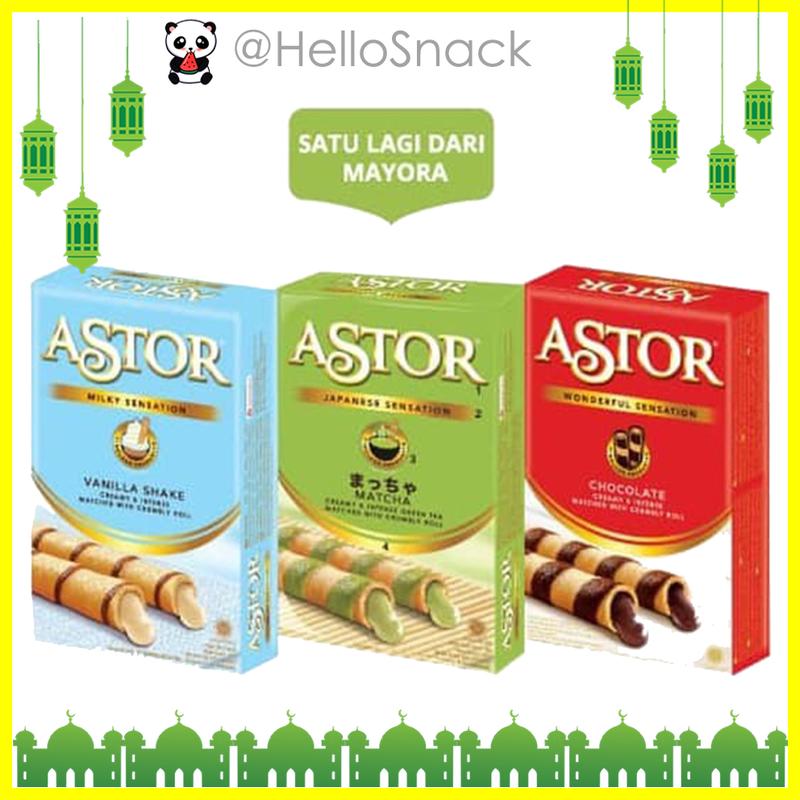 ASTOR wafer roll kemasan box 40g all variant db choco vanill - Shop ...