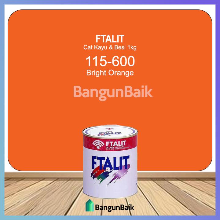Kansai FTALIT 600 Bright Orange 1kg / Cat Kayu dan Besi FTALIT - Shop ...