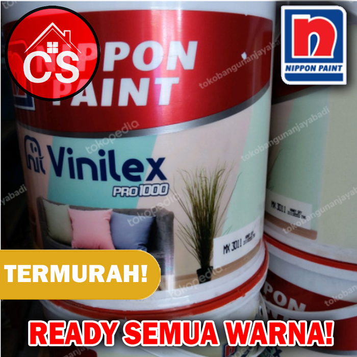 Jual Vinilex PRO 1000 5kg Cat tembok bs kirim gojek grab - 8090 SAKURA ...