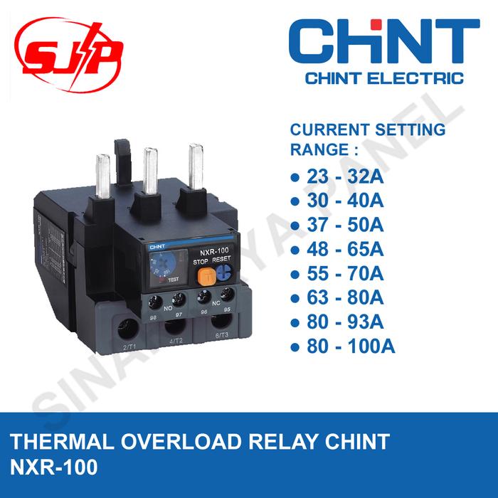 Jual THERMAL OVERLOAD RELAY CHINT NXR-100 ORIGINAL - CSR 80 - 93 ...