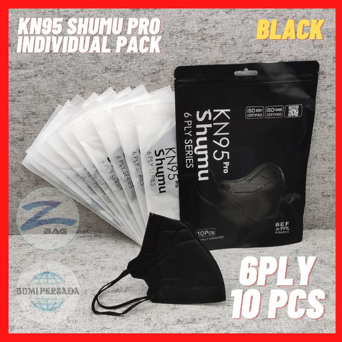 Jual Masker Shumu Kn95 Pro Seven Pro 6Ply Steril 6Ply KN95 10 Pcs ...