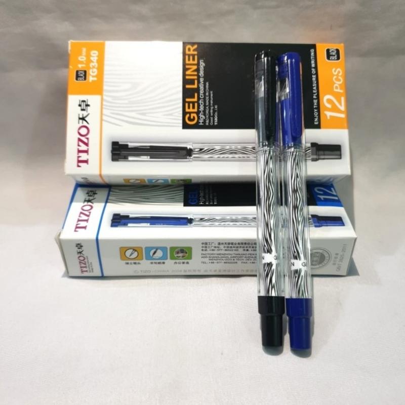 Ballpoint/Pulpen/Bolpen/Pen Gel TIZO TG340 1.0mm HITAM BIRU - Shop ...