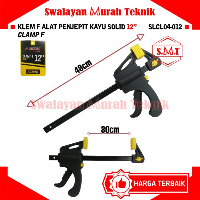 SOLID SLCL04-012 ALAT PENJEPIT KAYU BESI CATOK KLEM 12" CLAM - Shop ...