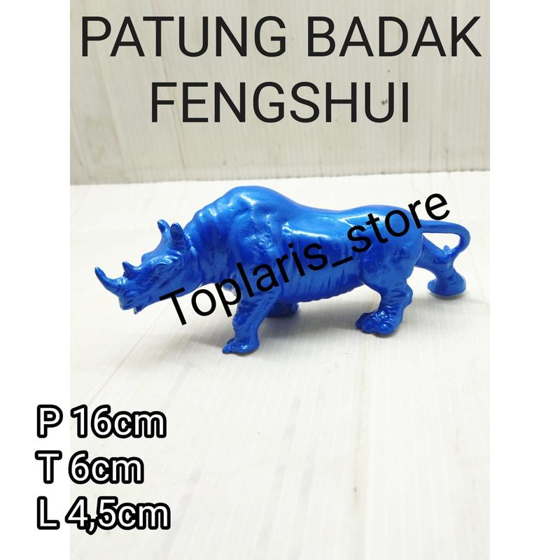Patung Badak Biru Fengshuii - Shop | Tokopedia