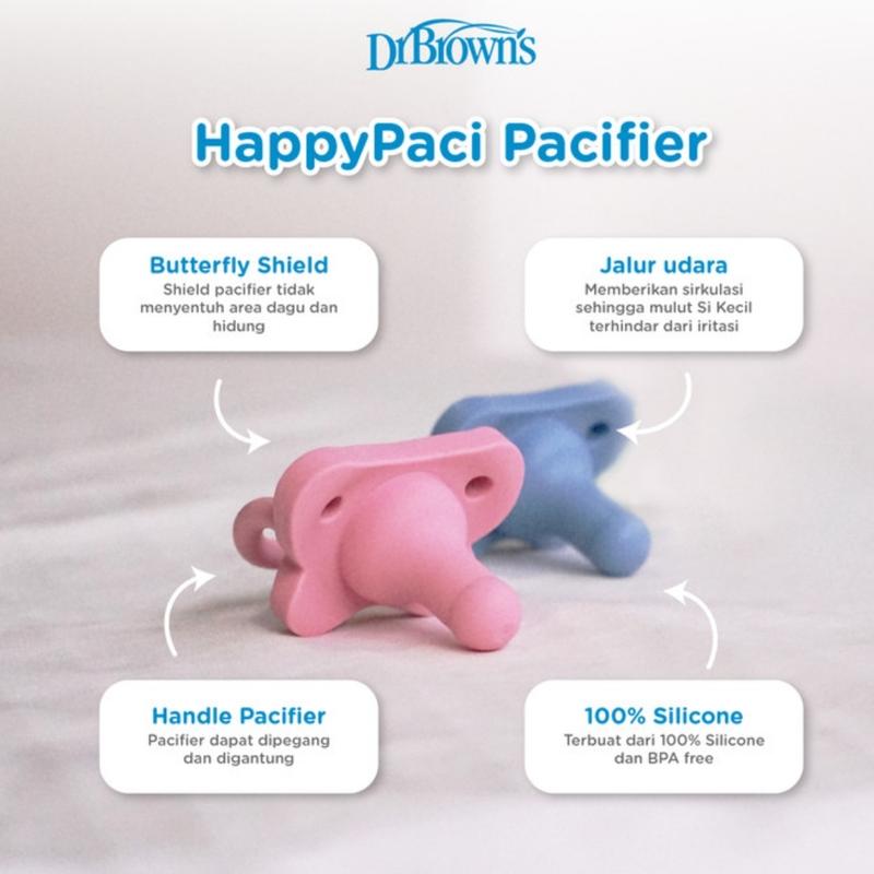 Dr Brown Obe Piece Pacifier Stage 1 mpeng bayi dot / DOT BAYI / MPENG ...
