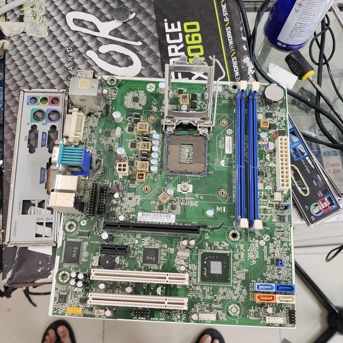 Jual mainboard hp ddr3 socket 1155 support gen2 dan gen3 ivy - Kota ...
