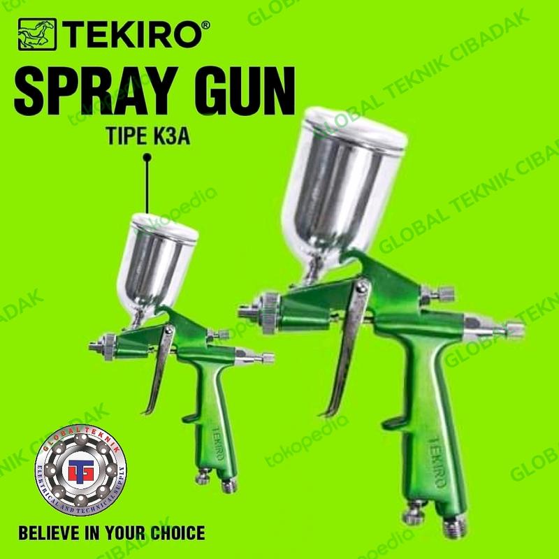 spray gun k3A tekiro semprotan cat tabung atas mini - Shop | Tokopedia