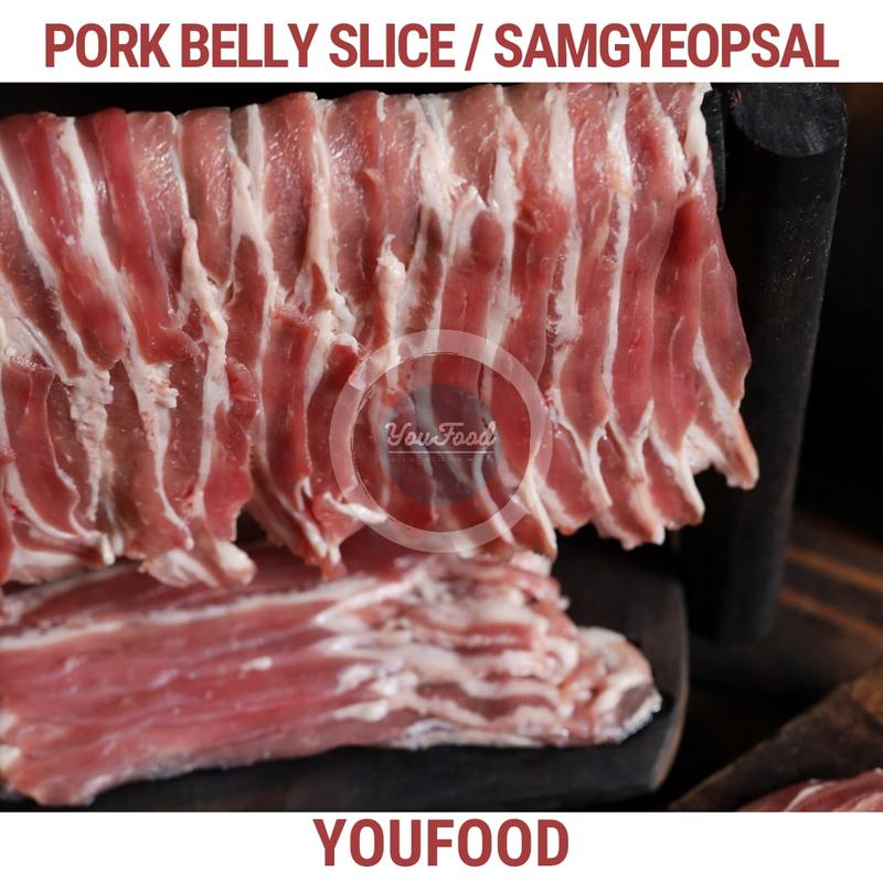 Samcan Babi Slice Lepas Kulit - Samgyeopsal/Pork Belly Slice Skin Off ...