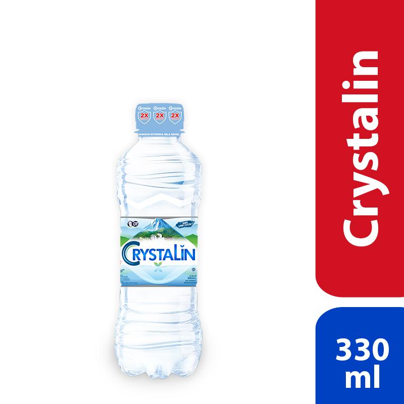 Crystalin Mineral Water 330ML - [1 Pcs] - Shop | Tokopedia