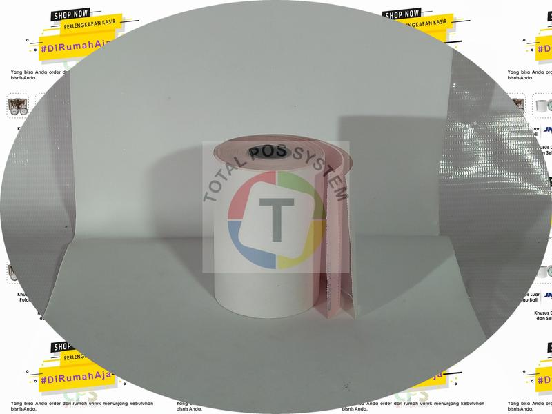 Kertas Kasir Struk Paper Roll Ukuran 75x65 2 Ply (rangkap 2) - Shop ...