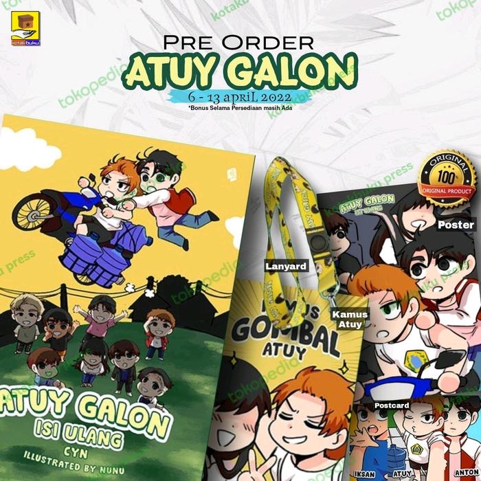 Jual Komik Atuy Galon Isi Ulang - CYN - PAKET B - Jakarta Selatan ...