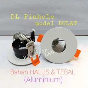 Kap Lampu Downlight MR16 Pinhole Oval / Rumah Lampu DL MR 16 Pinhol ...