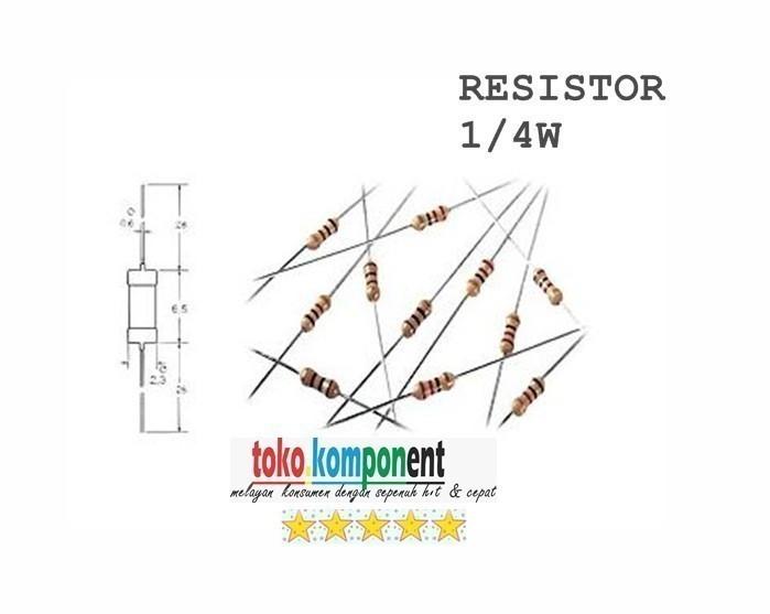 Resistor 10M ohm 1/4 watt 5% 10 Mega ohm 1/4 W 5 % 10mega ohm 1/4W ...