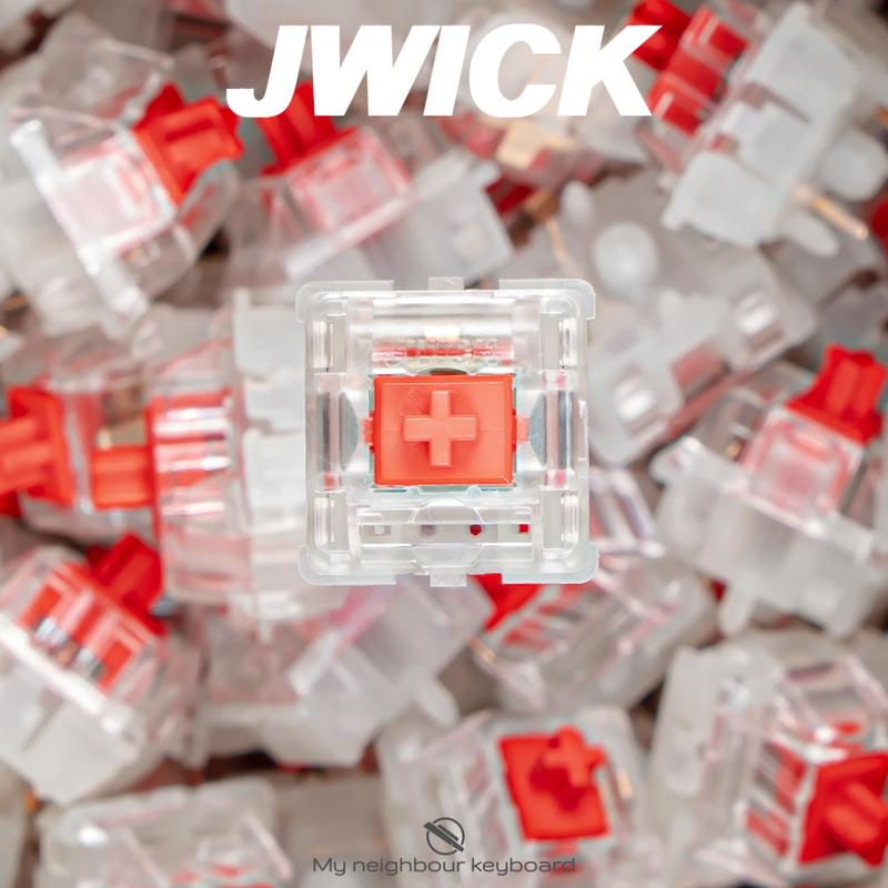 JWICK Red Linear Switch 5-Pin PCB Mechanical Keyboard - Shop | Tokopedia