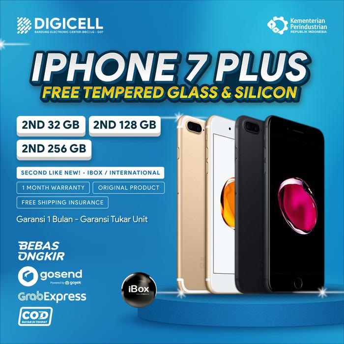 Promo IPHONE 7 PLUS 32 128 256 GB SECOND MULUS INTER IBOX - 256 GB IBOX ...