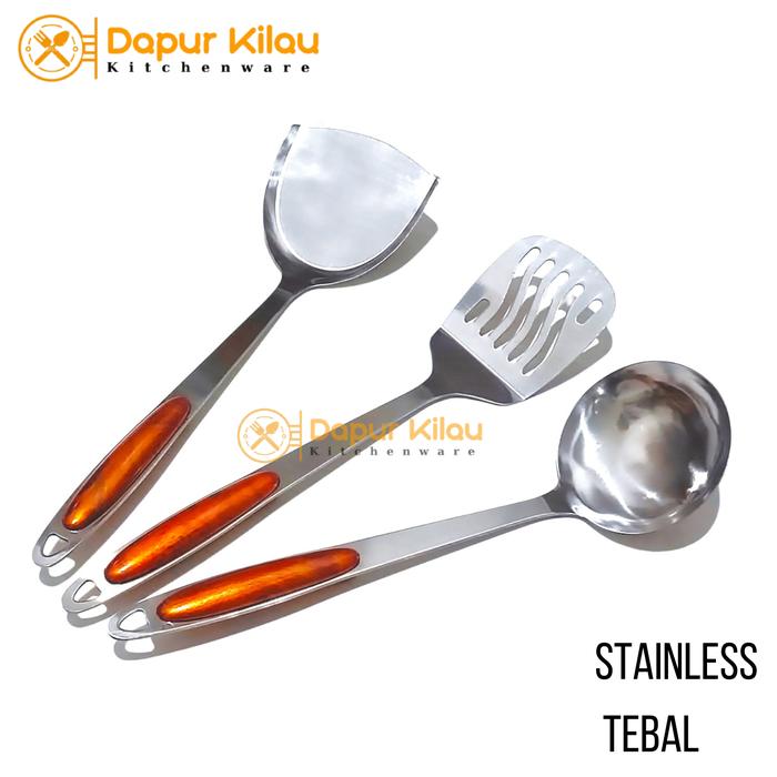 Jual Spatula Sodet Sutil Irus Stainless Tebal Turner Alat Masak - sodet ...