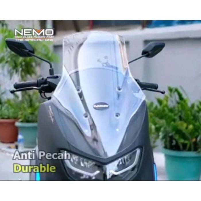 Jual WINDSHIELD/VISOR/WENSIR YAMAHA NEW NMAX 2020 TIPE EROPA MEREK NEMO ...