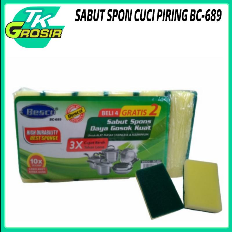 SABUT SPON CUCI PIRING BESCO-SPON SERBAGUNA - Shop | Tokopedia
