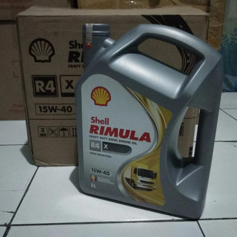 Shell Rimula R4 15w40 galon Heavy Duty Diesel Engine Oil UK 5L - Shop ...