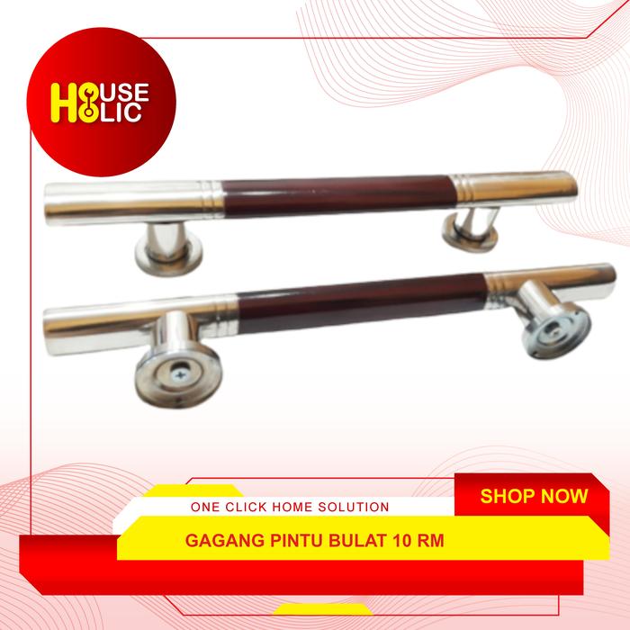 Jual Handle Pintu Stainless Bulat VPH 10 RM / Gagang Tarikan Pintu 10RM ...