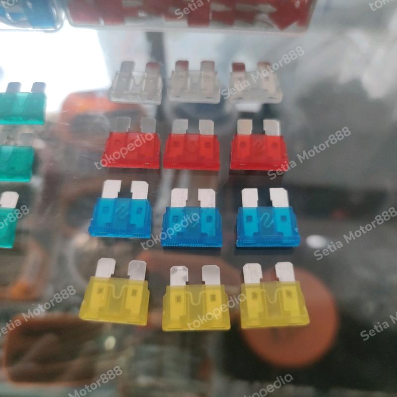 Sekring Tancap sikring Fuse Motor Mobil 10,15,20,25,30A Besar/Kecil ...