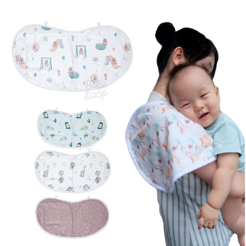 BabyLoop Burp Bib - Celemek Bayi Slaber Bibs Anak Bayi Katun Baby Loop ...