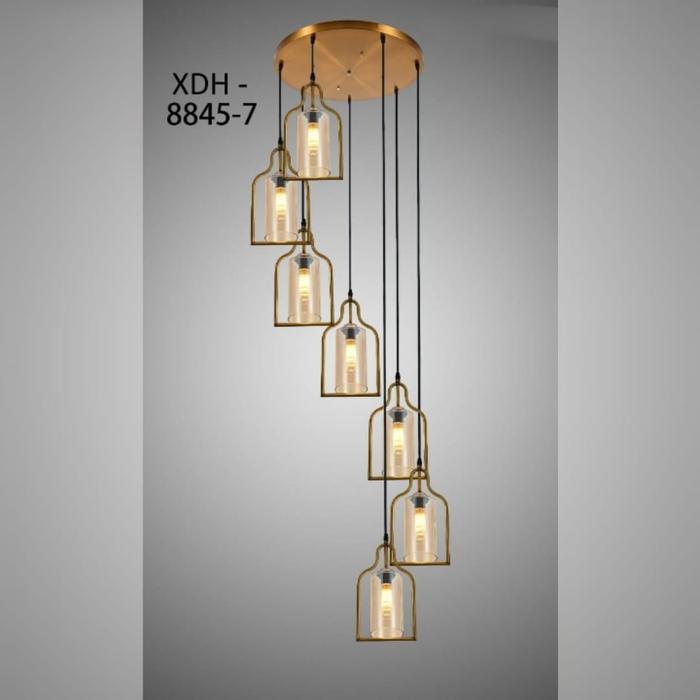 Jual SL8845-7 LAMPU GANTUNG HIAS VOID TANGGA MINIMALIS PENDANT LAMP ...